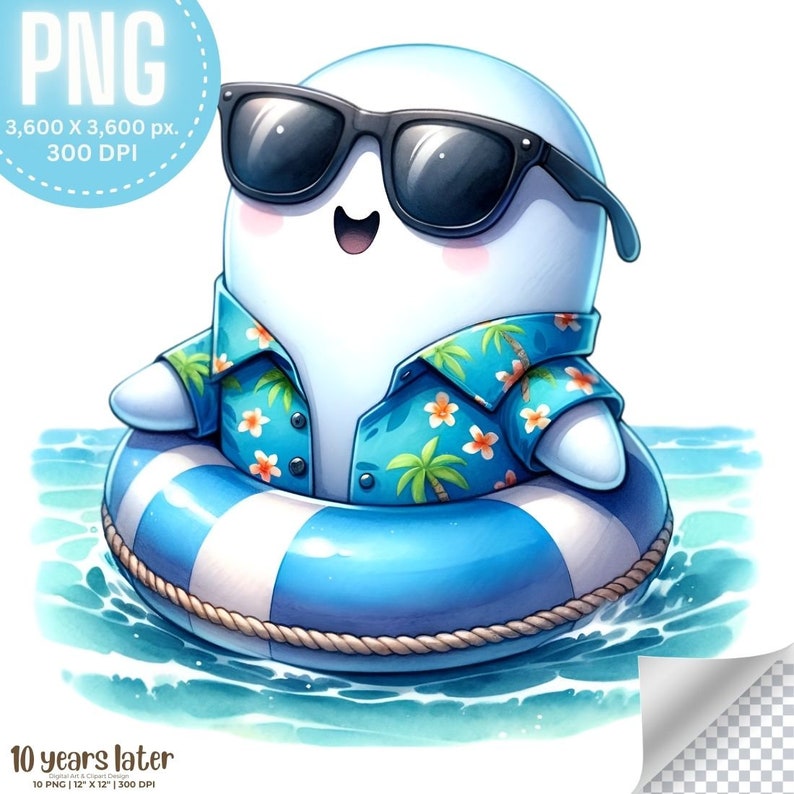 Ghost at the Beach High Quality 10 PNG Beach Ghost, Summer Ghost ...