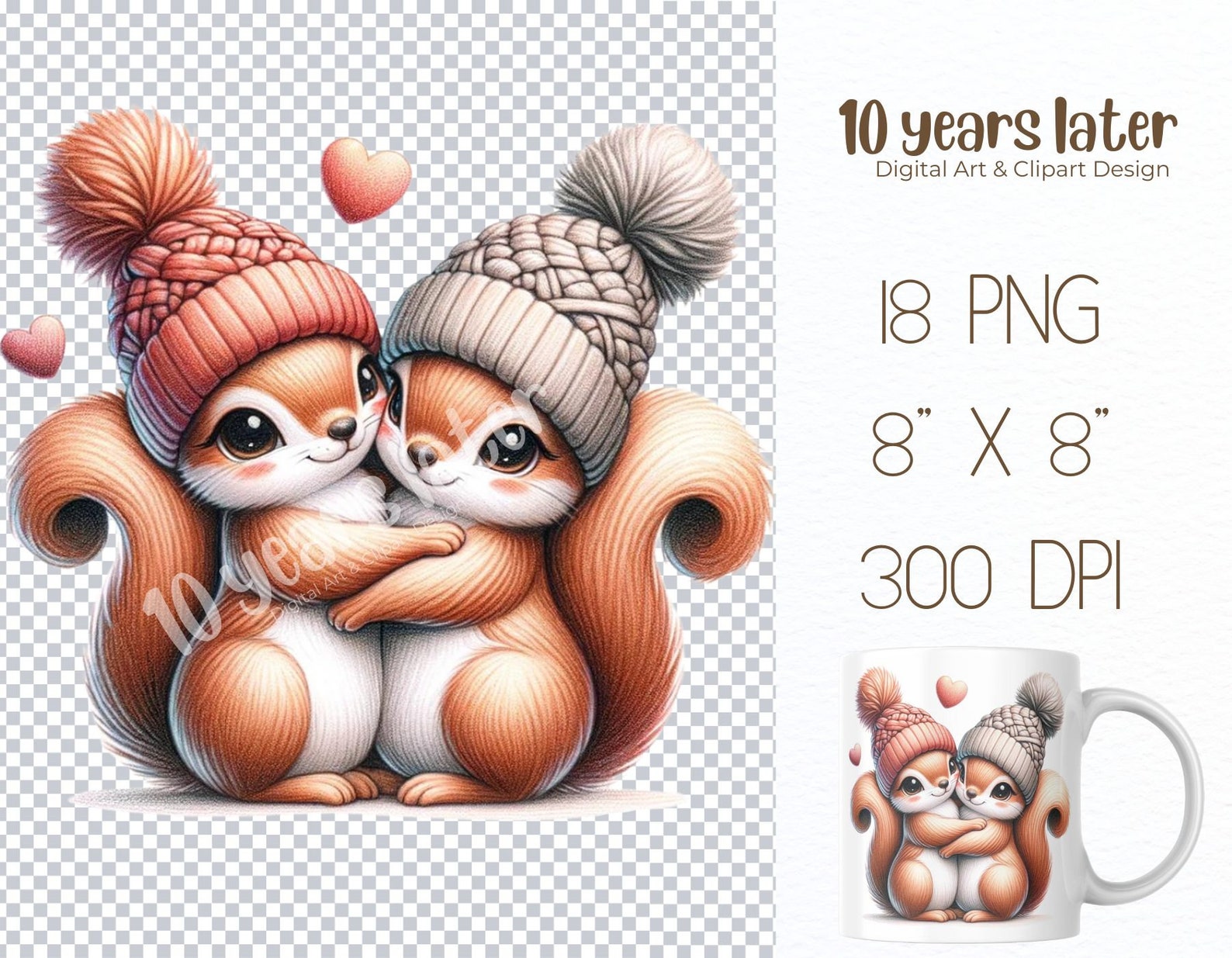 18 Animal Hug Clipart | Cute Couples Animal PNG, BFF, Friends ...