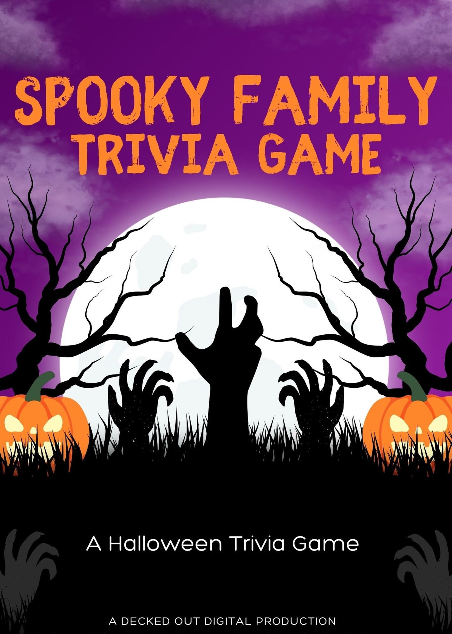 Halloween Spooky Family Trivia Game - Etsy