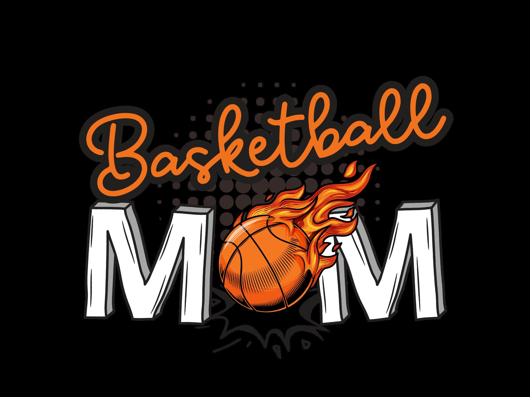 BASKETBALL MOM Digital File - Etsy