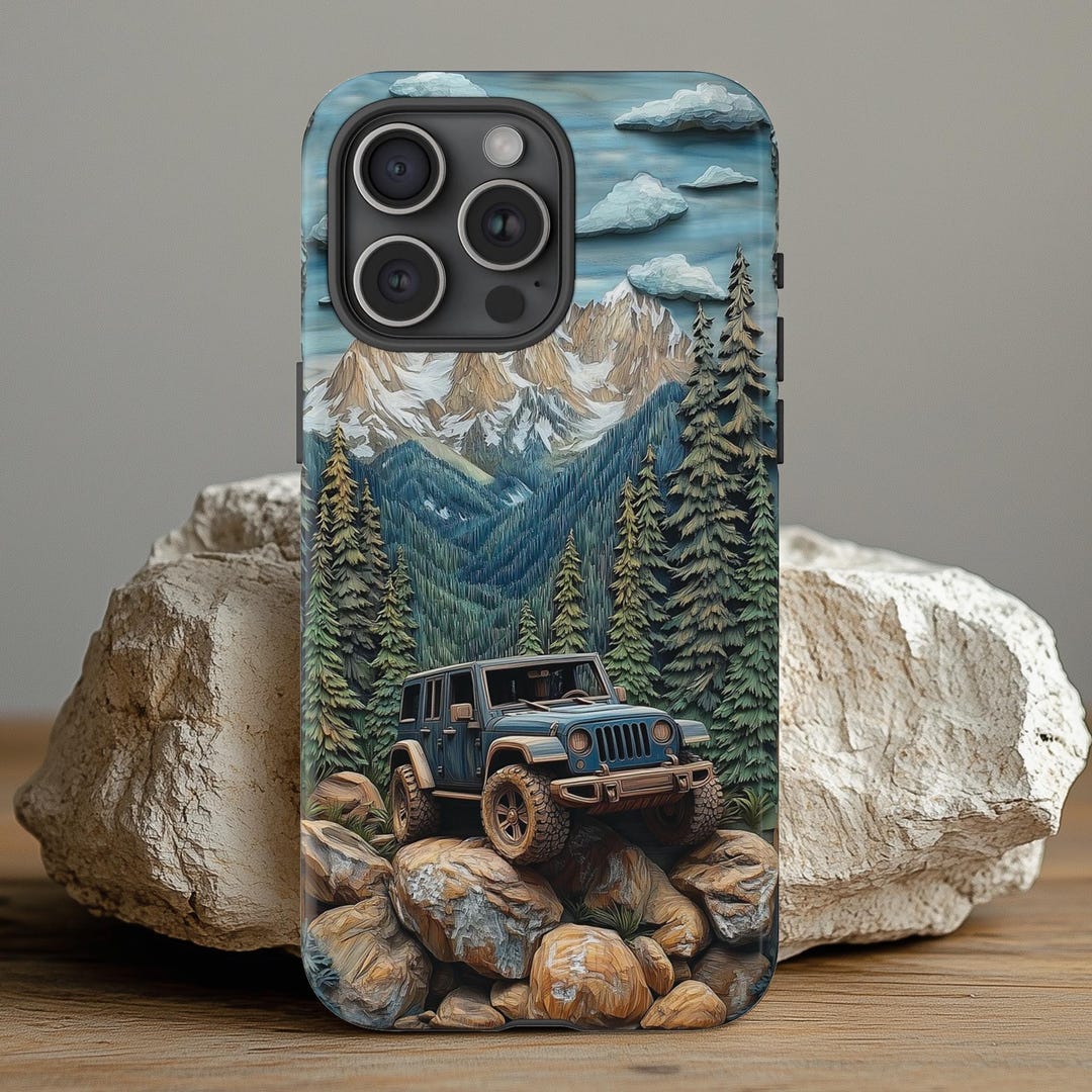 Off-road Adventure Case, 4x4 Mountain Overland Truck Phone Case, iPhone ...