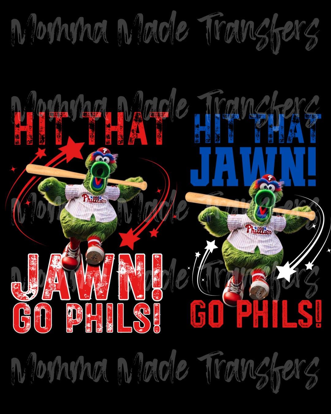 TWO Hit That Jawn Philadelphia Baseball Sports PNG Files for ...