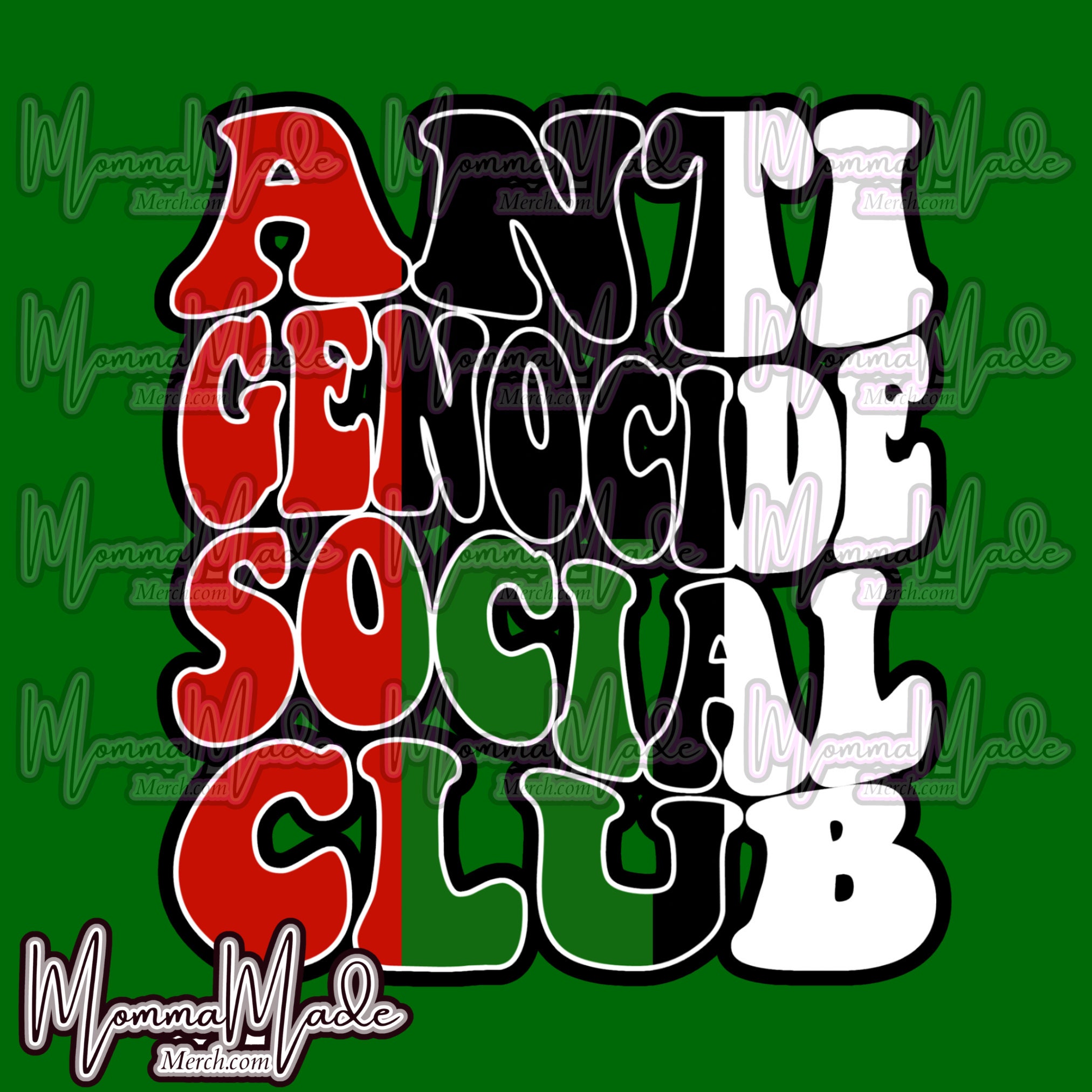 Anti Genocide Social Club 300DPI PNG for All Printing. Sublimations ...