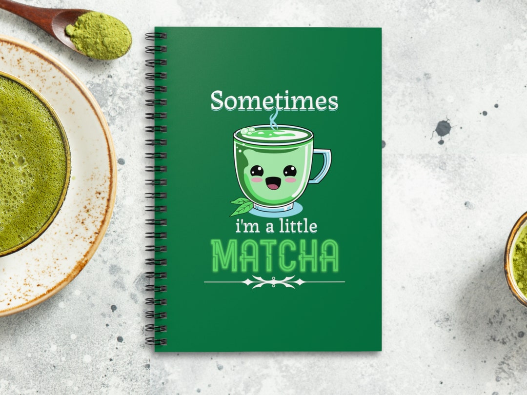 Funny Cute Notebook Tea Lovers and Coffee Lovers Notebook Kawaii Style ...