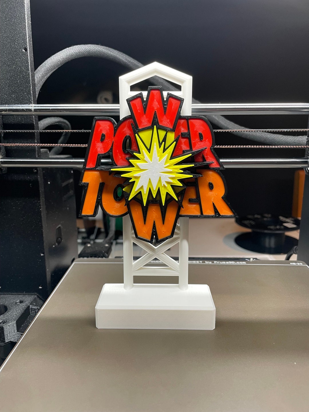 Power Tower Ride Fan Art Desk Model - Etsy