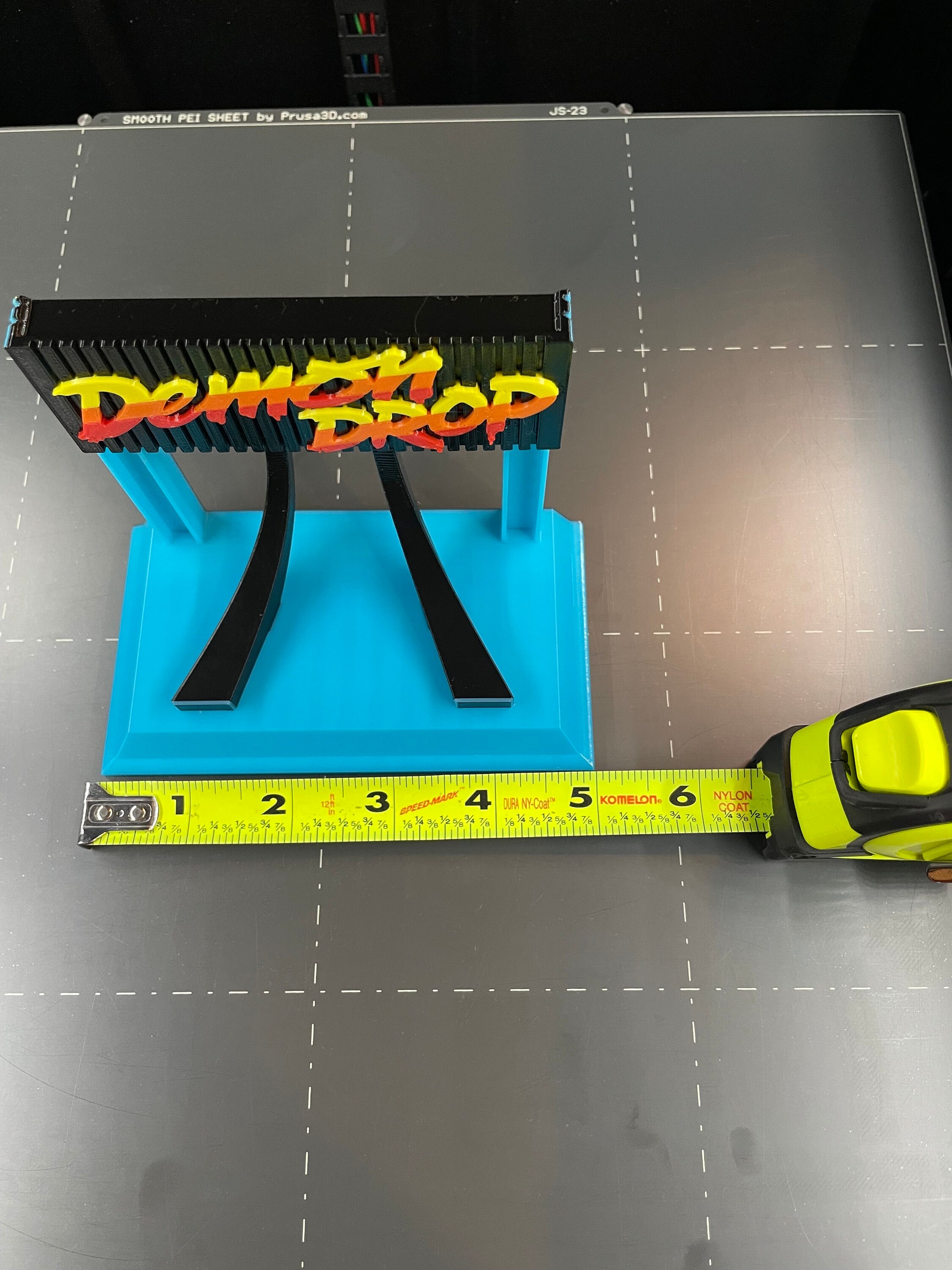Demon Drop Ride Sign Inspired Fan Art Desk Model - Etsy