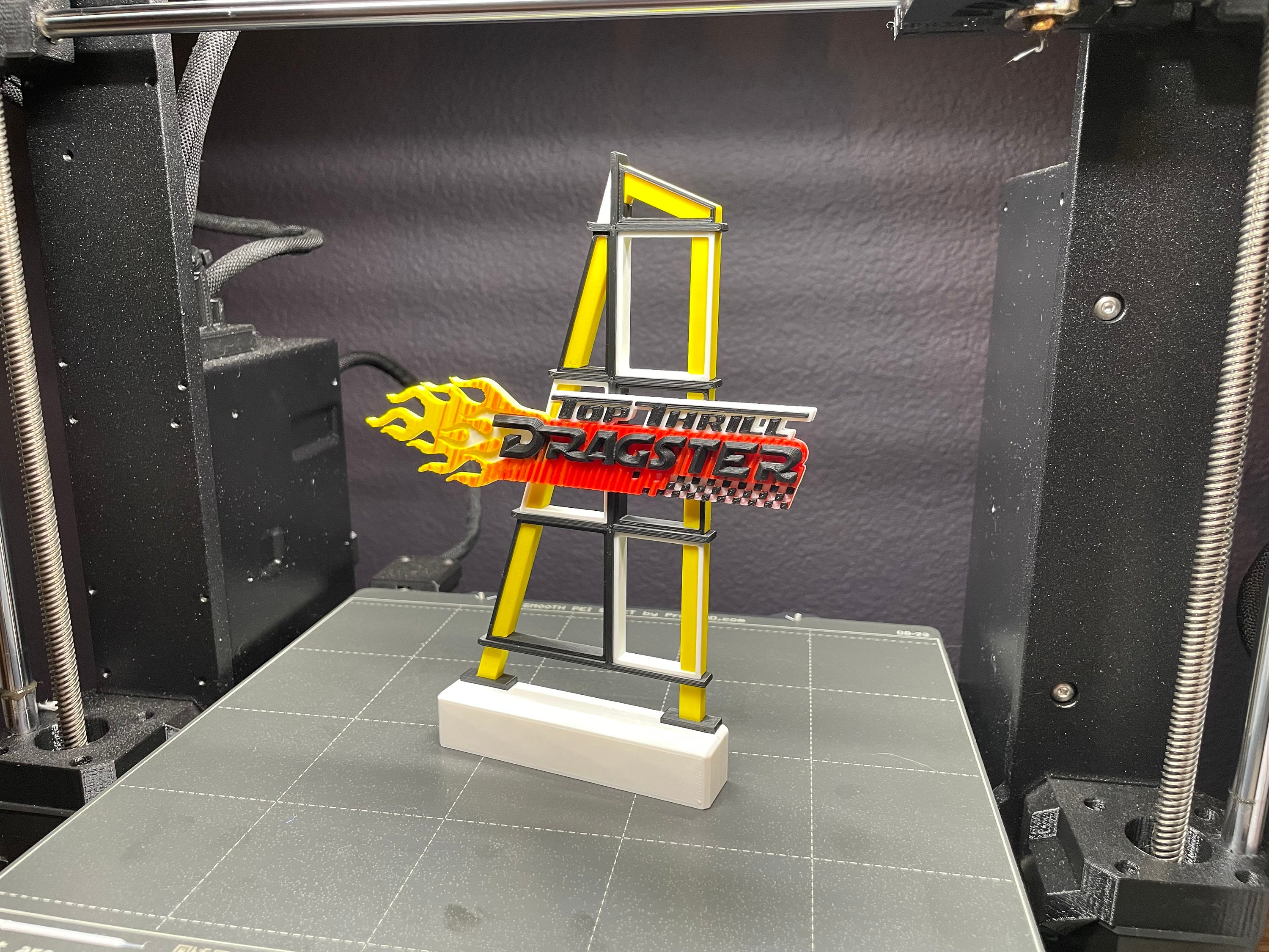 Top Thrill Dragster Entrance Sign Art Desk Model - Etsy