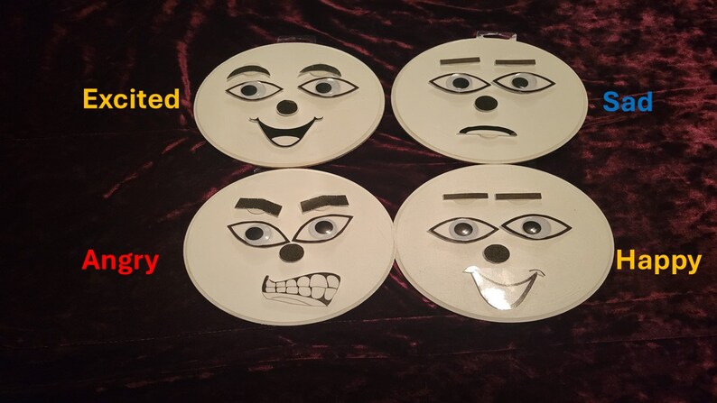 Emotions Learning Kit: Create-a-face Game - Etsy