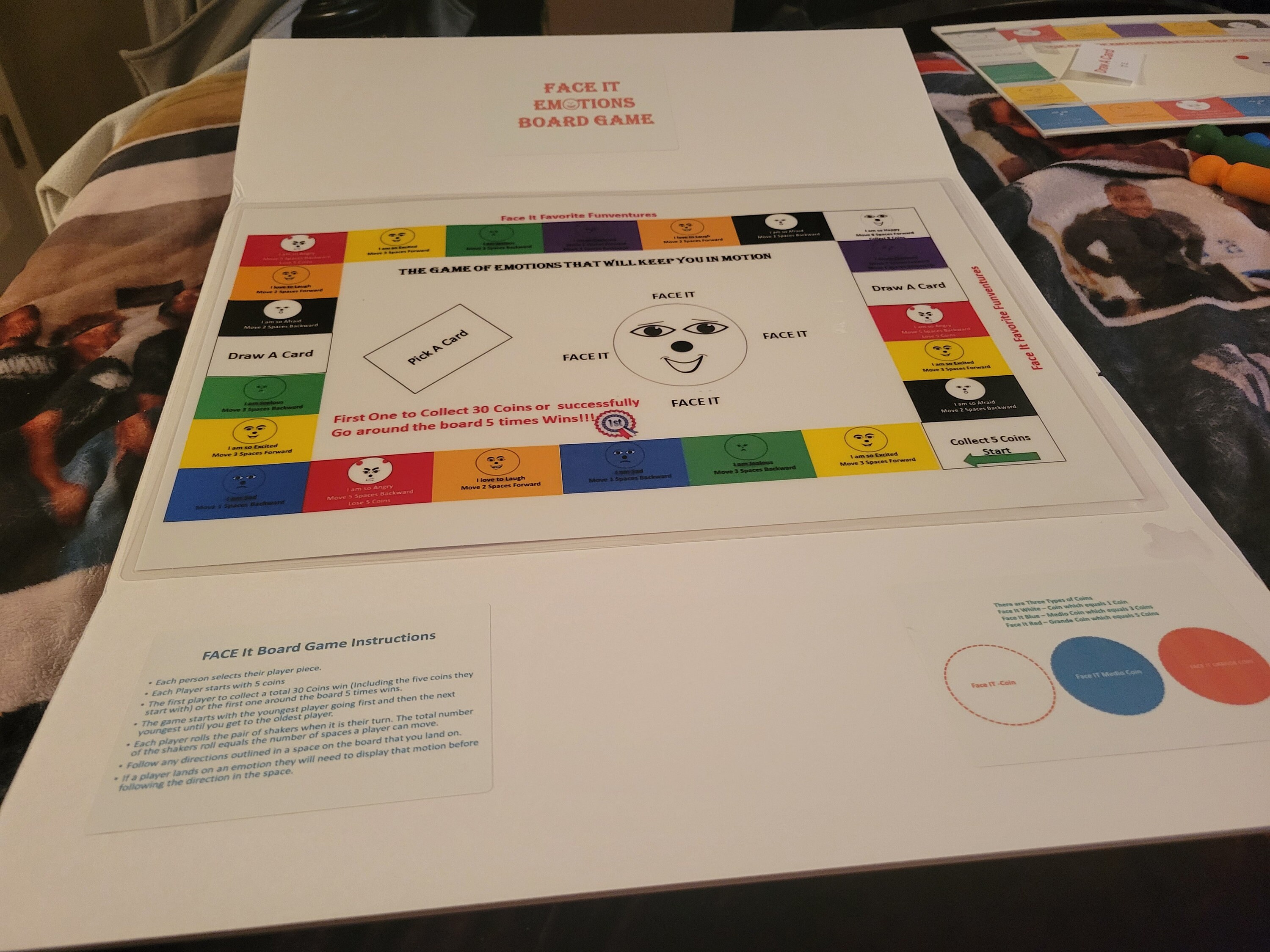FACE It - Emotions Board Game - Etsy
