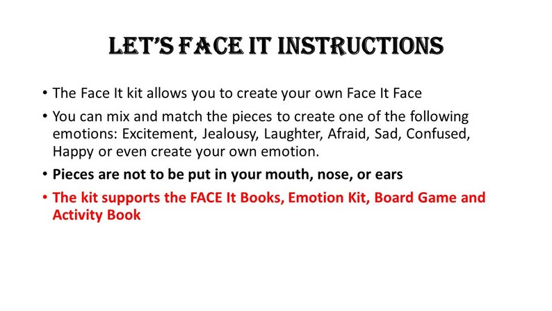 Emotions Learning Kit: Create-a-face Game - Etsy