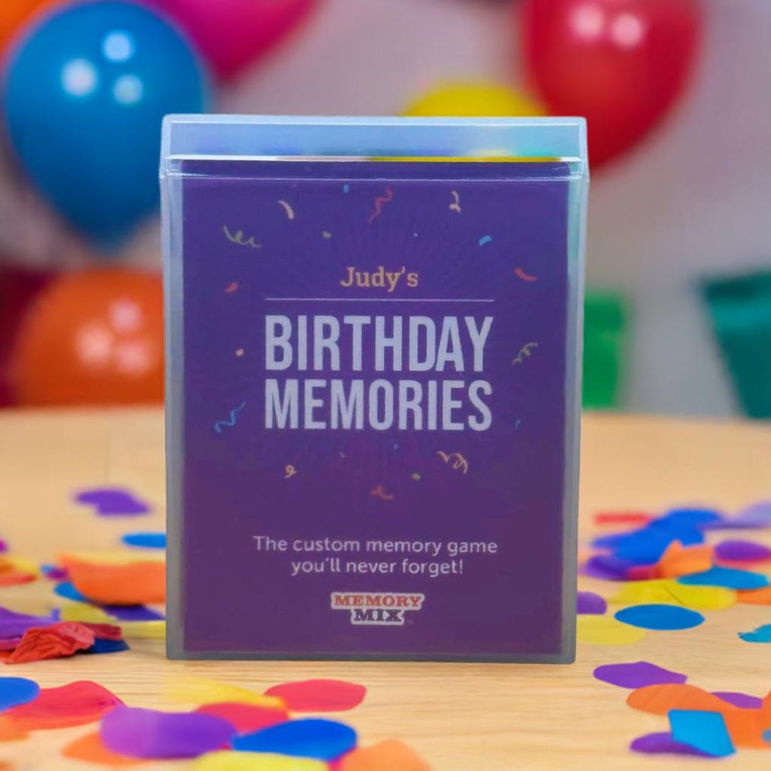 DIY Birthday Memory Matching Game: Personalized Keepsake Gift - Etsy
