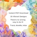 Spring Garden Reverse Coloring Book: Floral Art Therapy (PDF Download ...