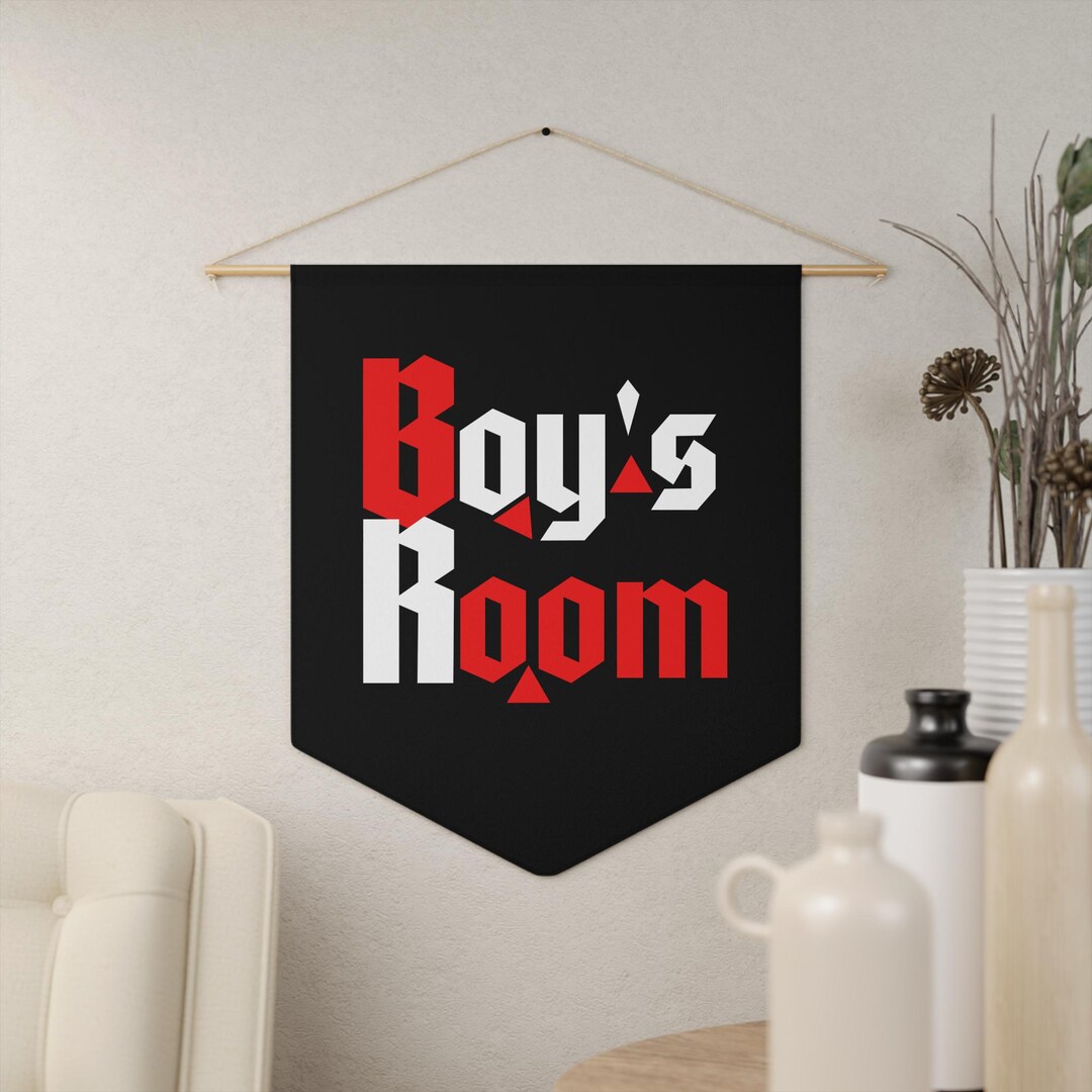 Boy's Room Wall Banner - Kids Room Door Sign, Boy's Room Door Sign, Boy ...