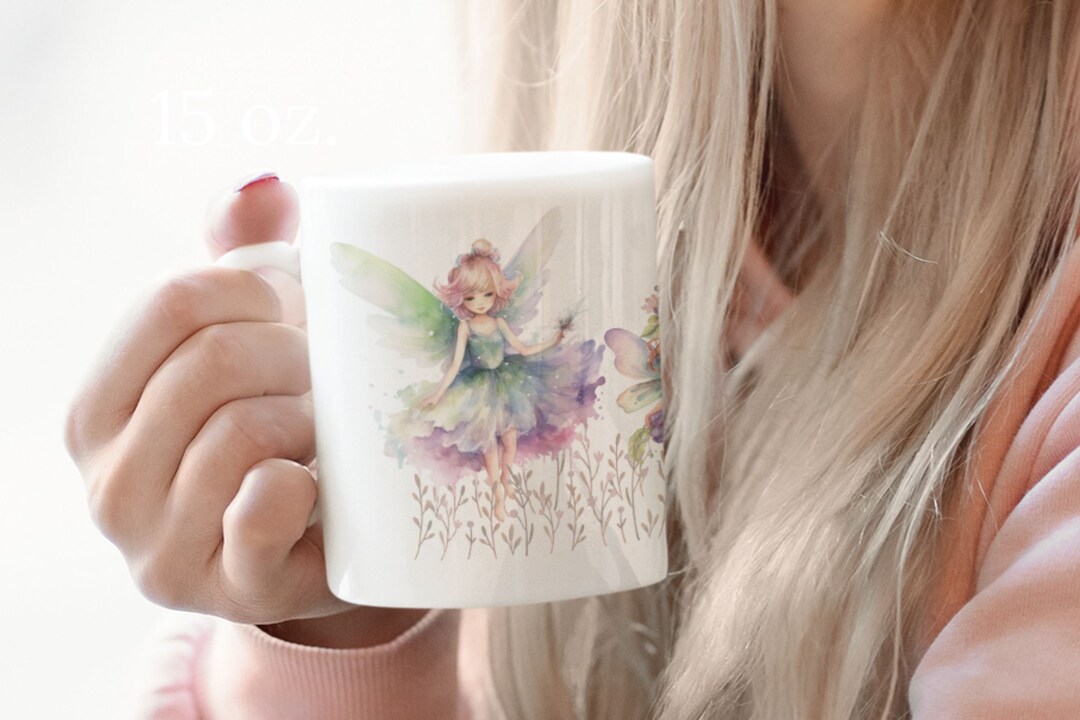 Magical Fairy Family Mug, Enchanted Fairies Mug, Fairy Mug, Cottagecore ...