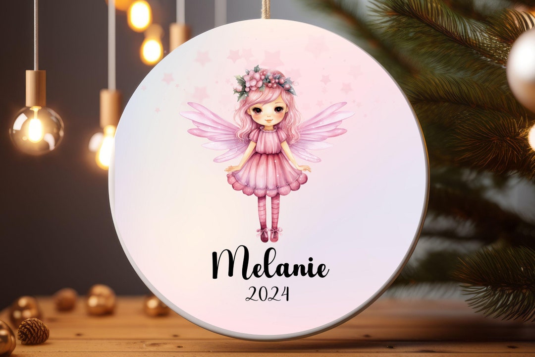 Personalized Fairy Christmas Ornament: Keepsake Gift - Etsy
