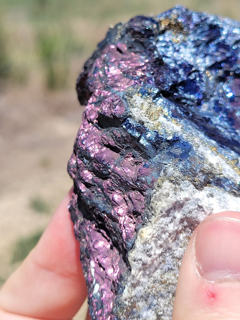 Rare Covellite With Chalcocite and Pyrite From the Leonard Mine in ...