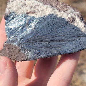 Metallic Radiating Pyrolusite Crystal Splays - Natural Pyrolusite ...