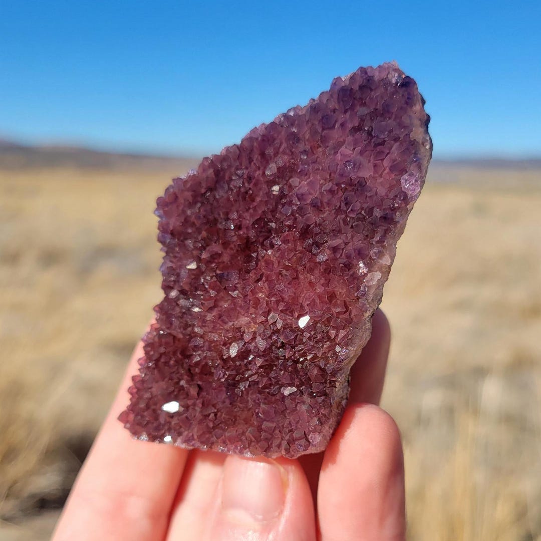 Lustrous Amethyst Crystals on Matrix From the Alacam Mine, Balikesir ...