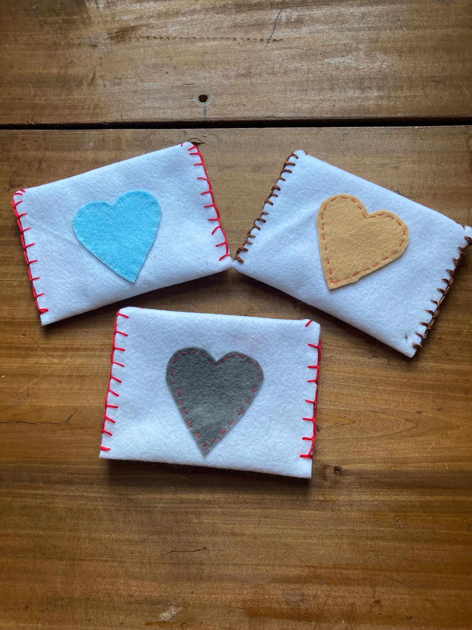 Felt Envelope Tutorial Pattern, Printable Valentine’s Day Craft, DIY ...