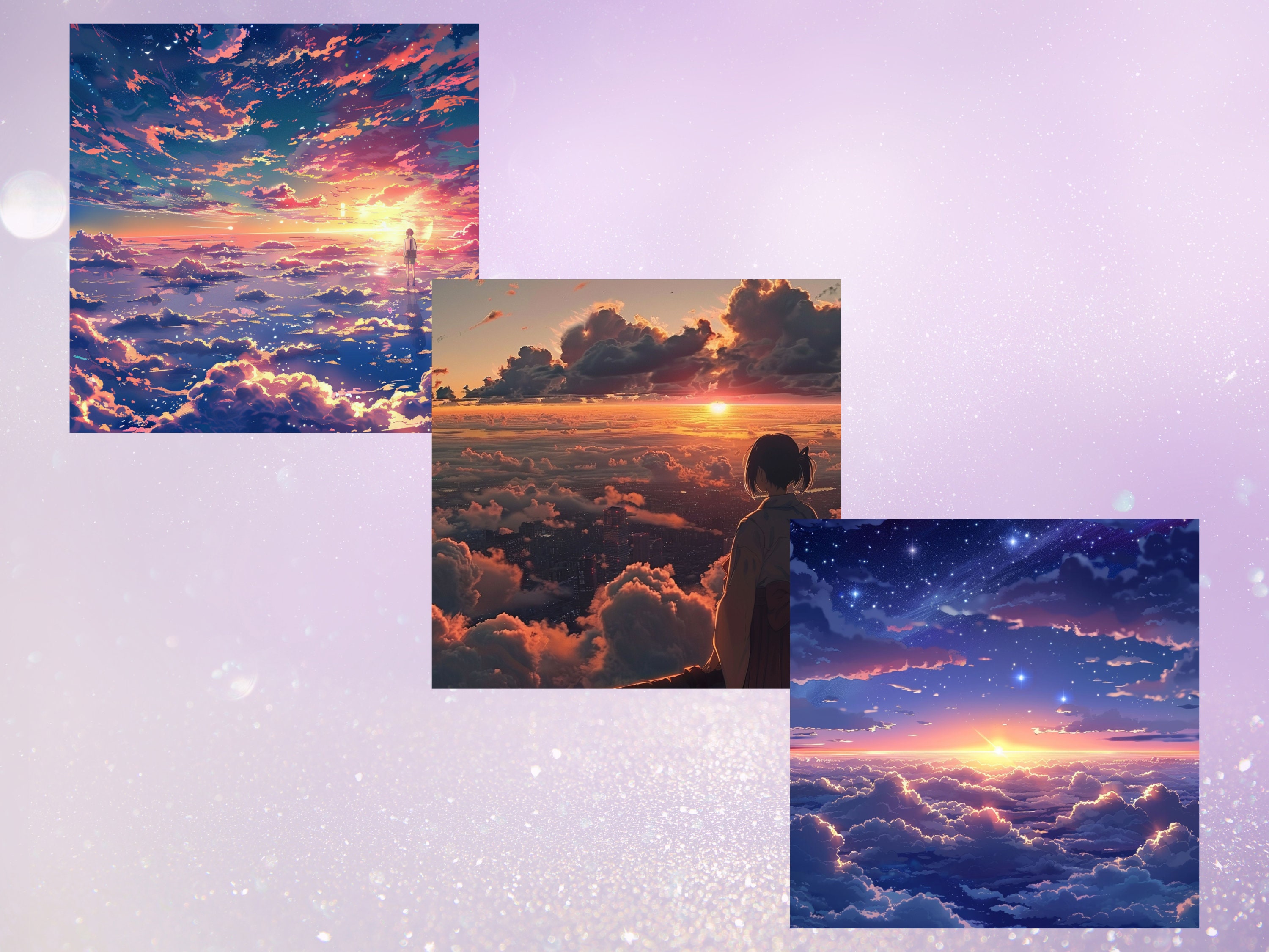 Anime Twilight Hour, Ghibli Inspired Anime Background, Sunset ...