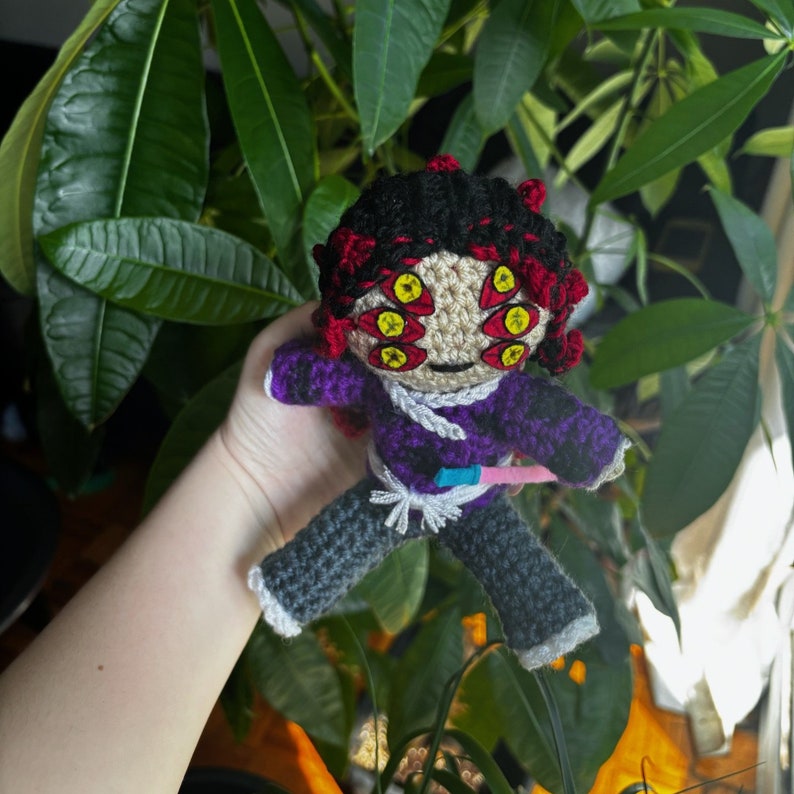 Kokushibo- Demon Slayer Amigurumi Crochet Pattern (kimetsu No Yaiba) - Etsy