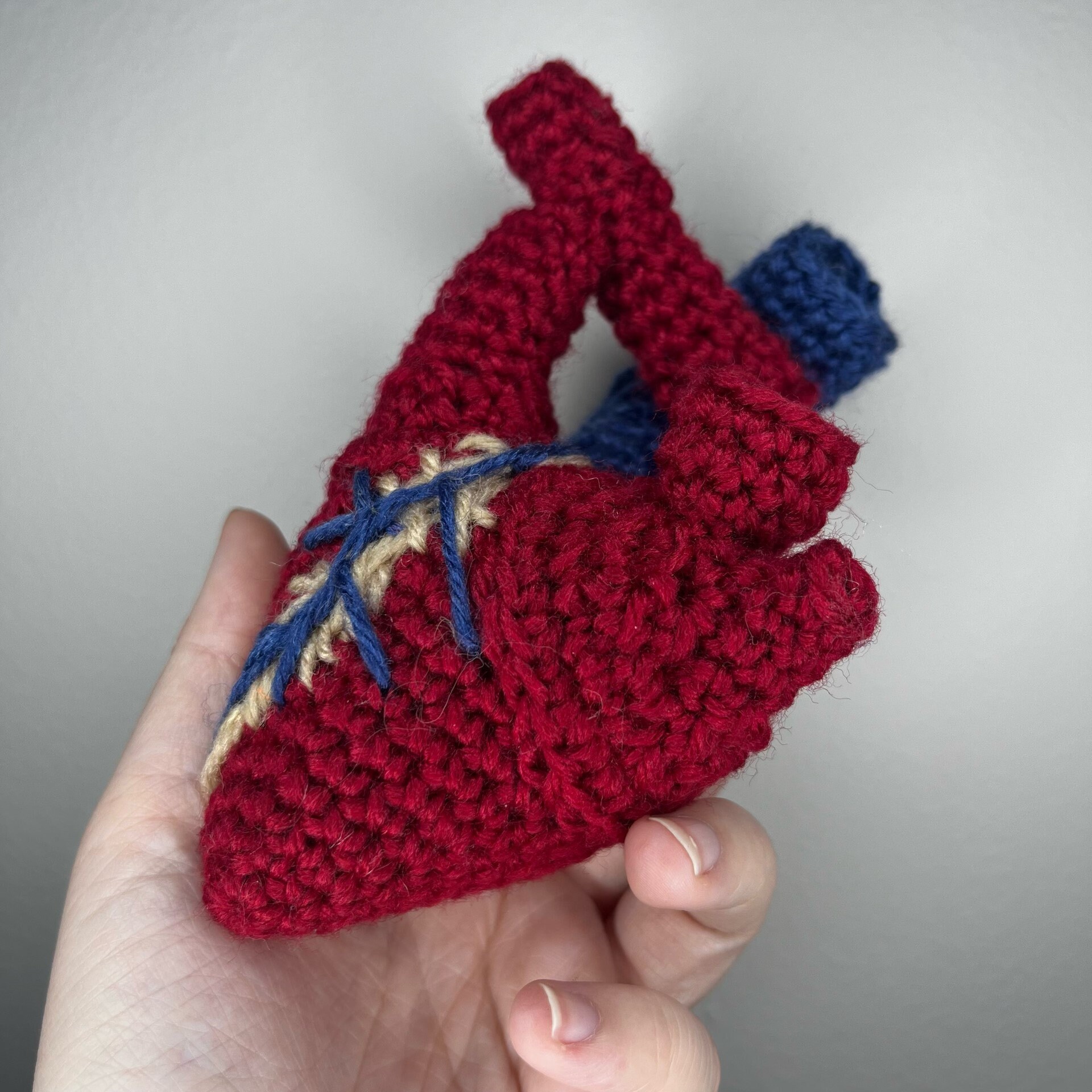 Human Heart Crochet Pattern - Etsy