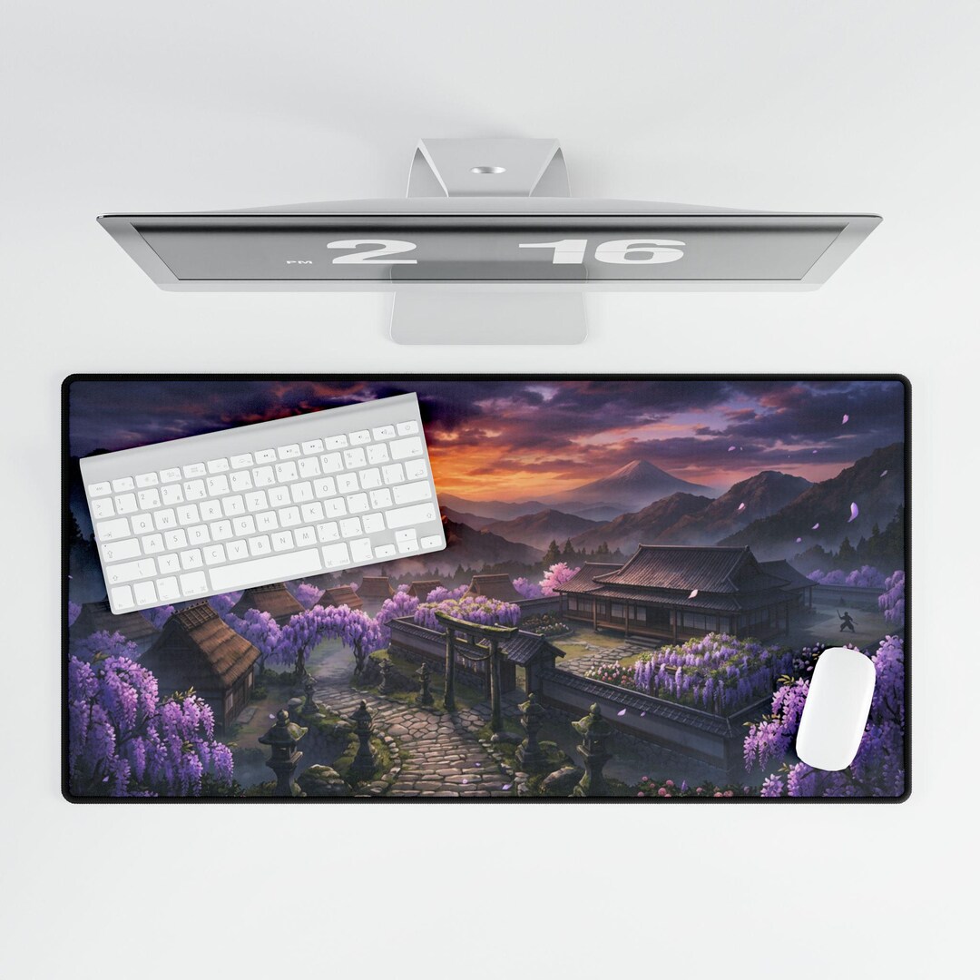 Demon Slayer Inspired Artwork Desk Mat | Anime Mouse Pad - Etsy