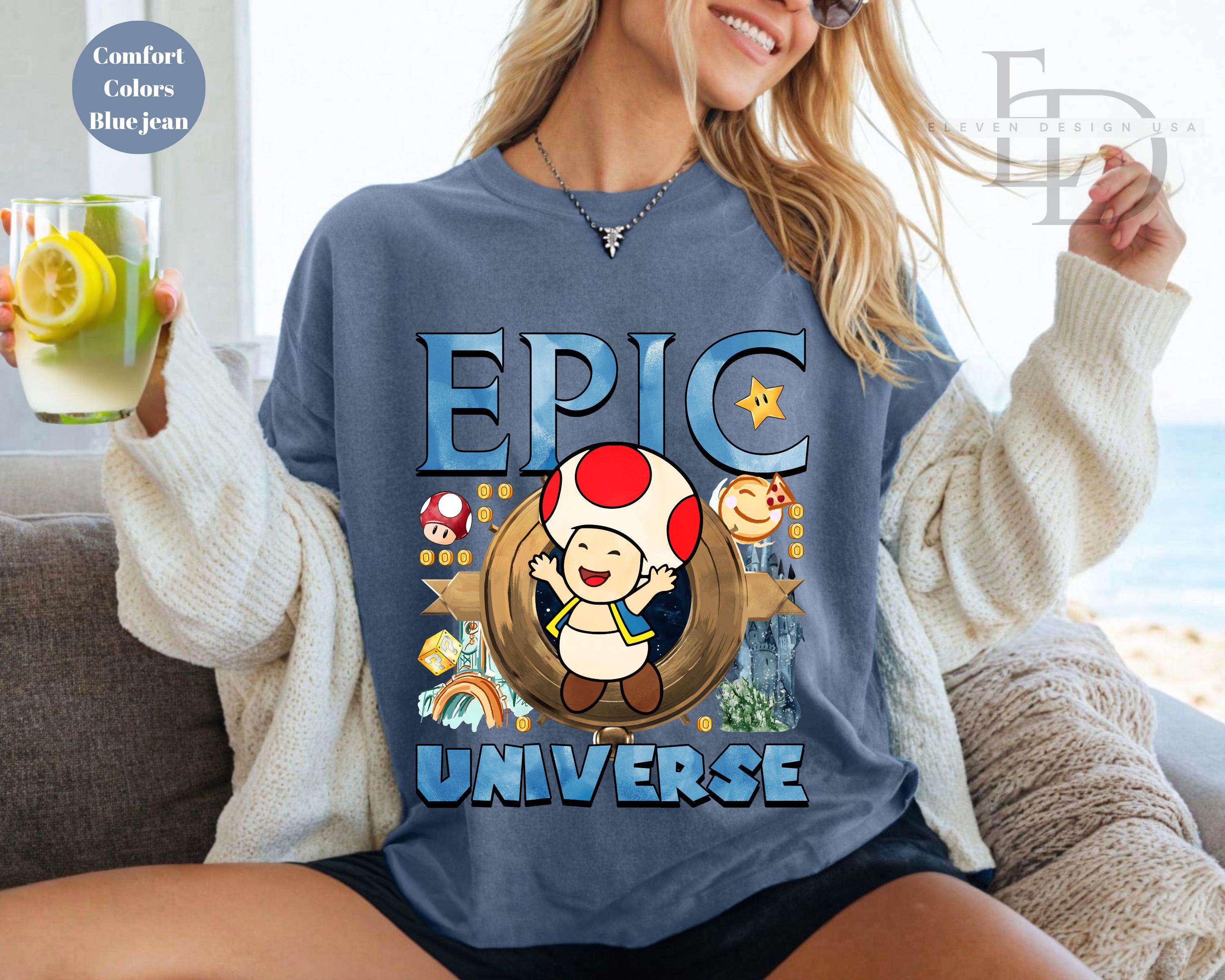 Super Mario Epic Universe Shirt, Epic Family Vacation 2025 Shirt,mario ...