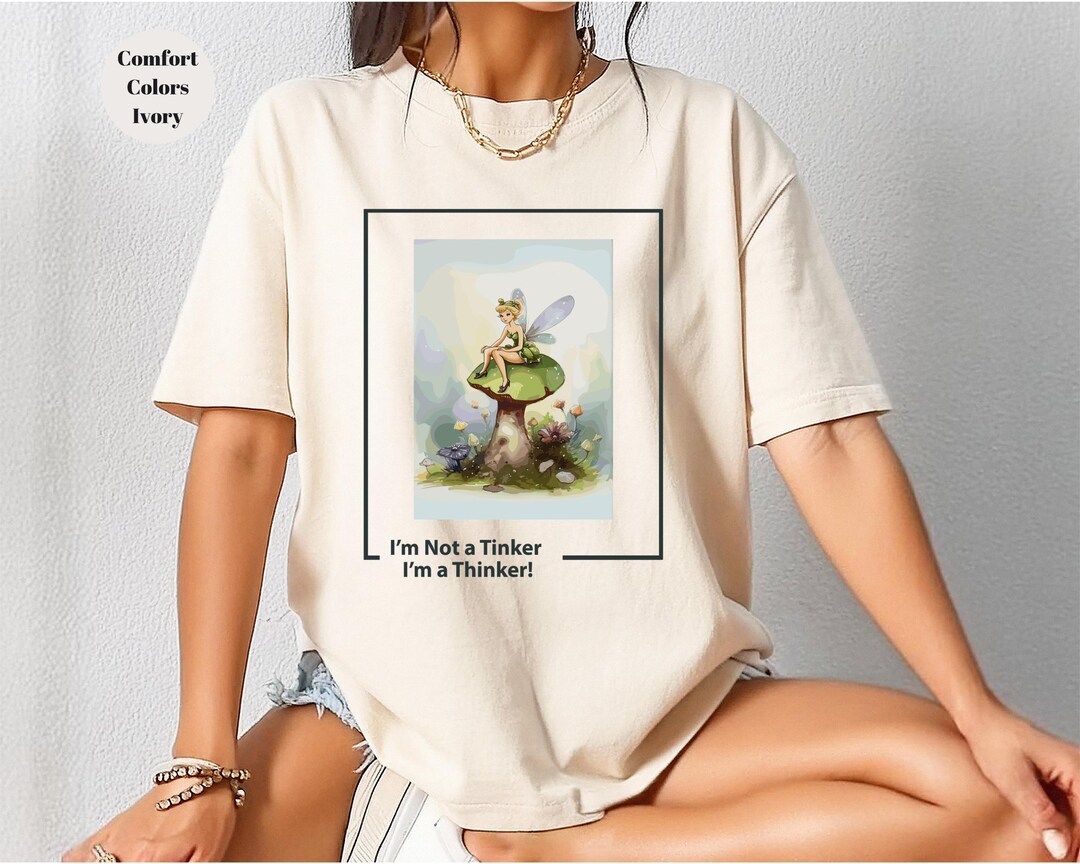 Disney I'm Not a Tinker I'm a Thinker Tinker Bell Shirt, Disneyland Family Trip Shirts, Flight ...