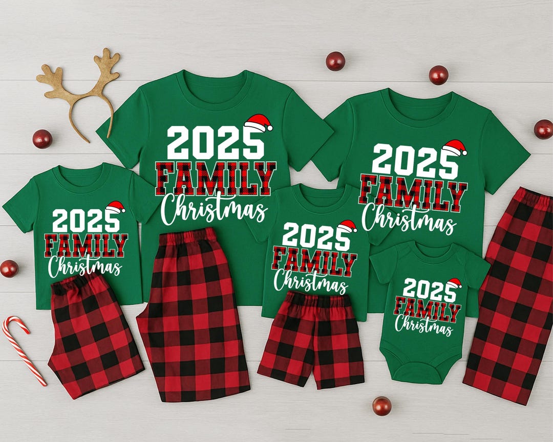 2025 Family Christmas Shirt,2025 Christmas Matching Shirt Christmas ...