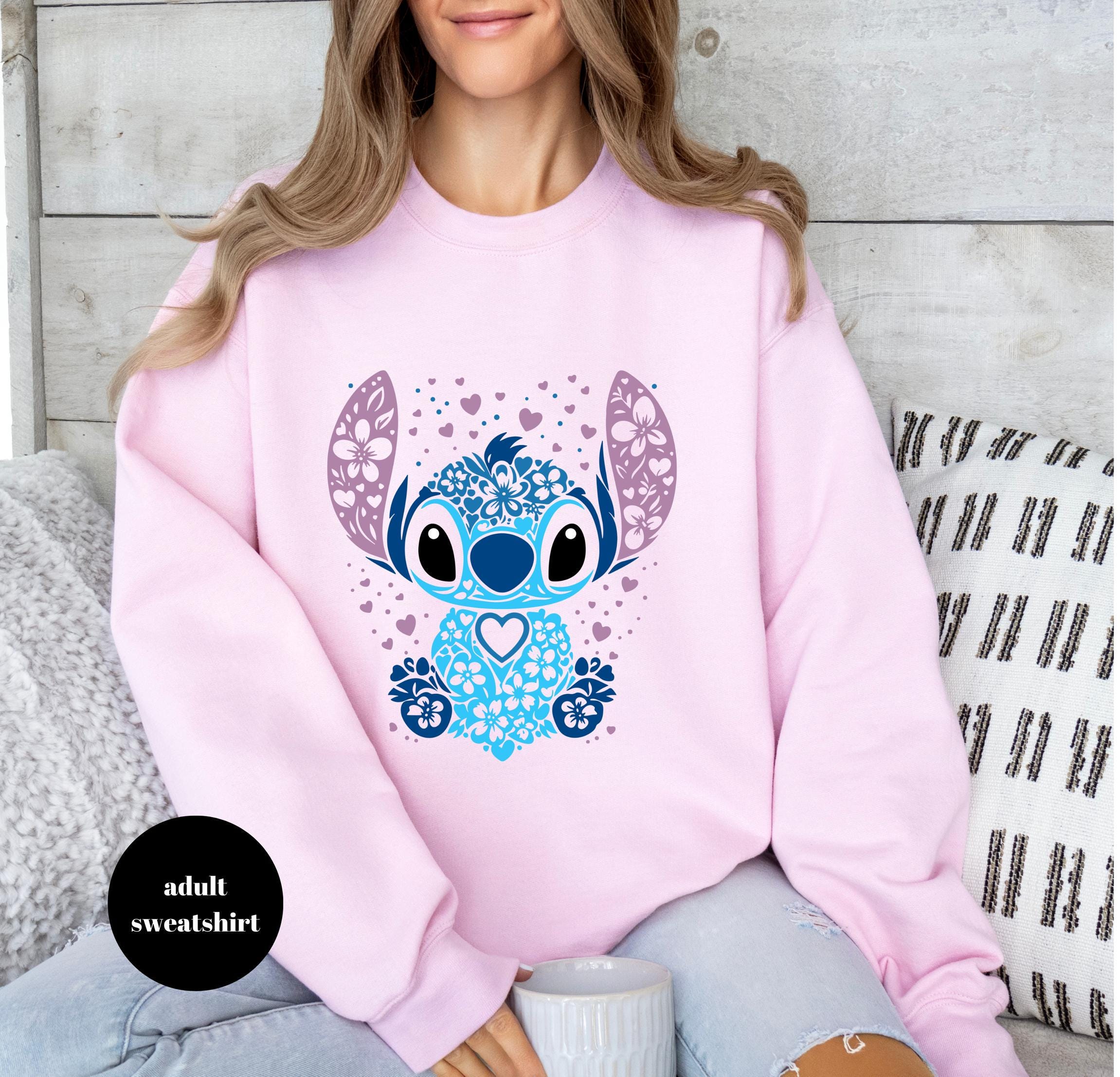 Lilo and Stitch Sweatshirt, Disney Christmas Sweater, Retro Stitch ...
