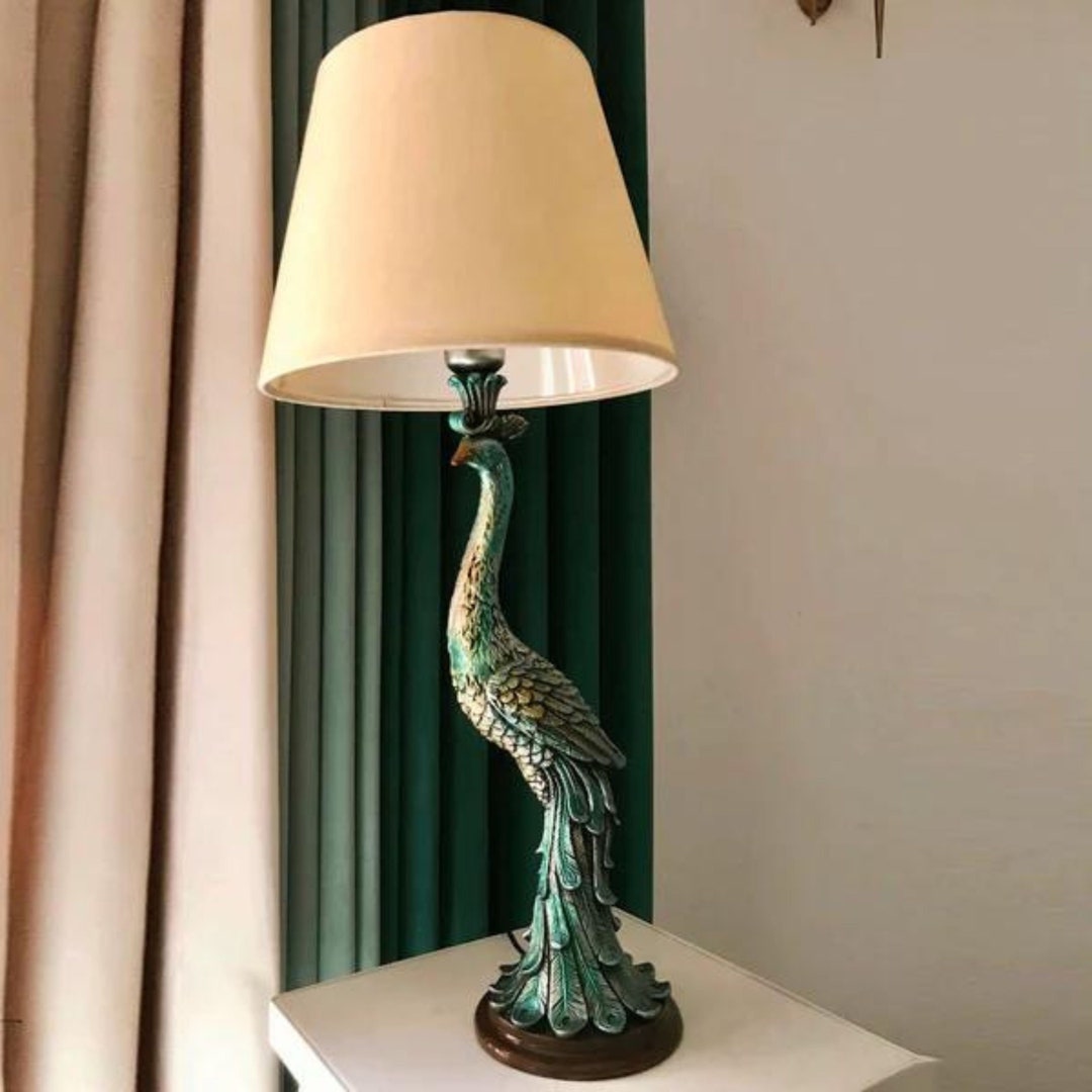 Vintage Peacock Lamp, Verdant Peacock Lamp, Mushroom Lamps, Lava Lamps ...