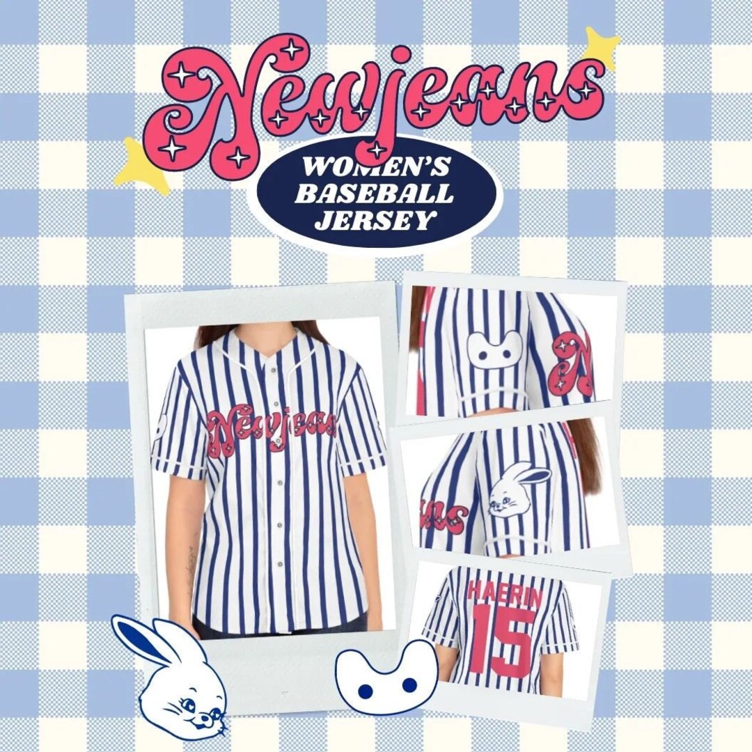 NWJNS Haerin Women's Baseball Jersey all Over Print Kpop - Etsy