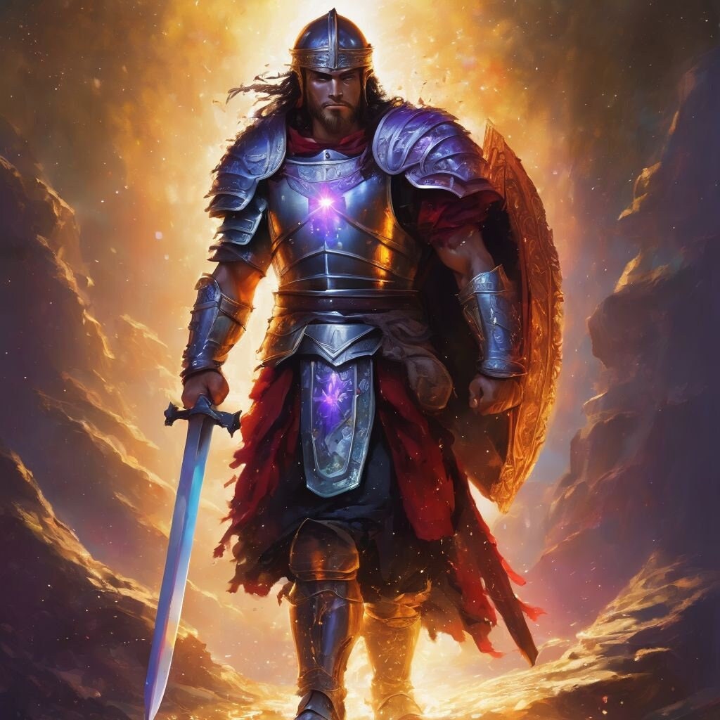 Courage Warrior of Light - Etsy