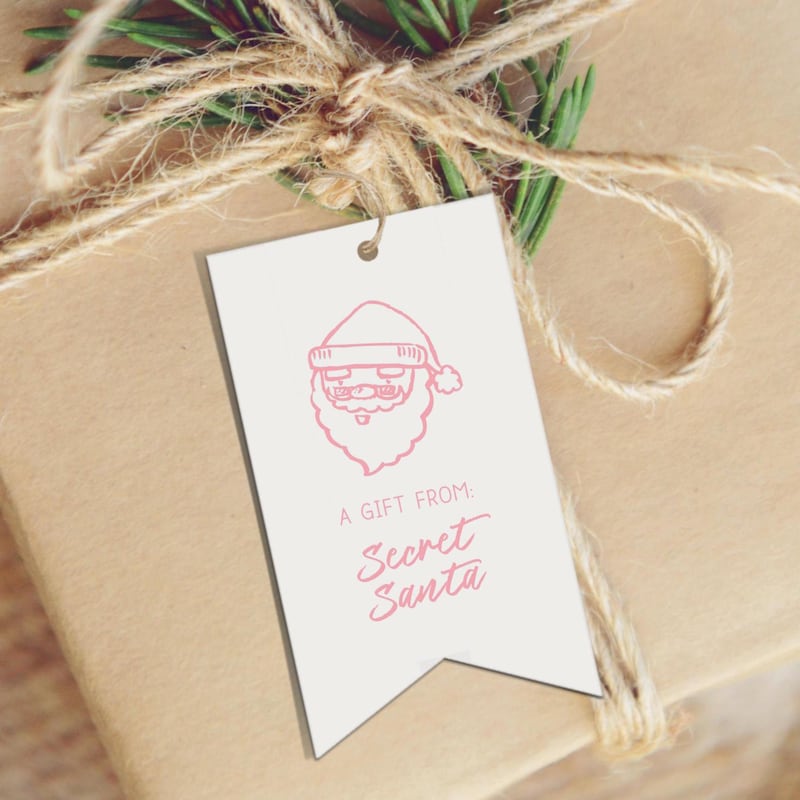 Secret Santa Tags - Etsy