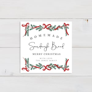 Christmas Homemade Gift Tags DIY Christmas Cookies Tag, Homemade Tag ...