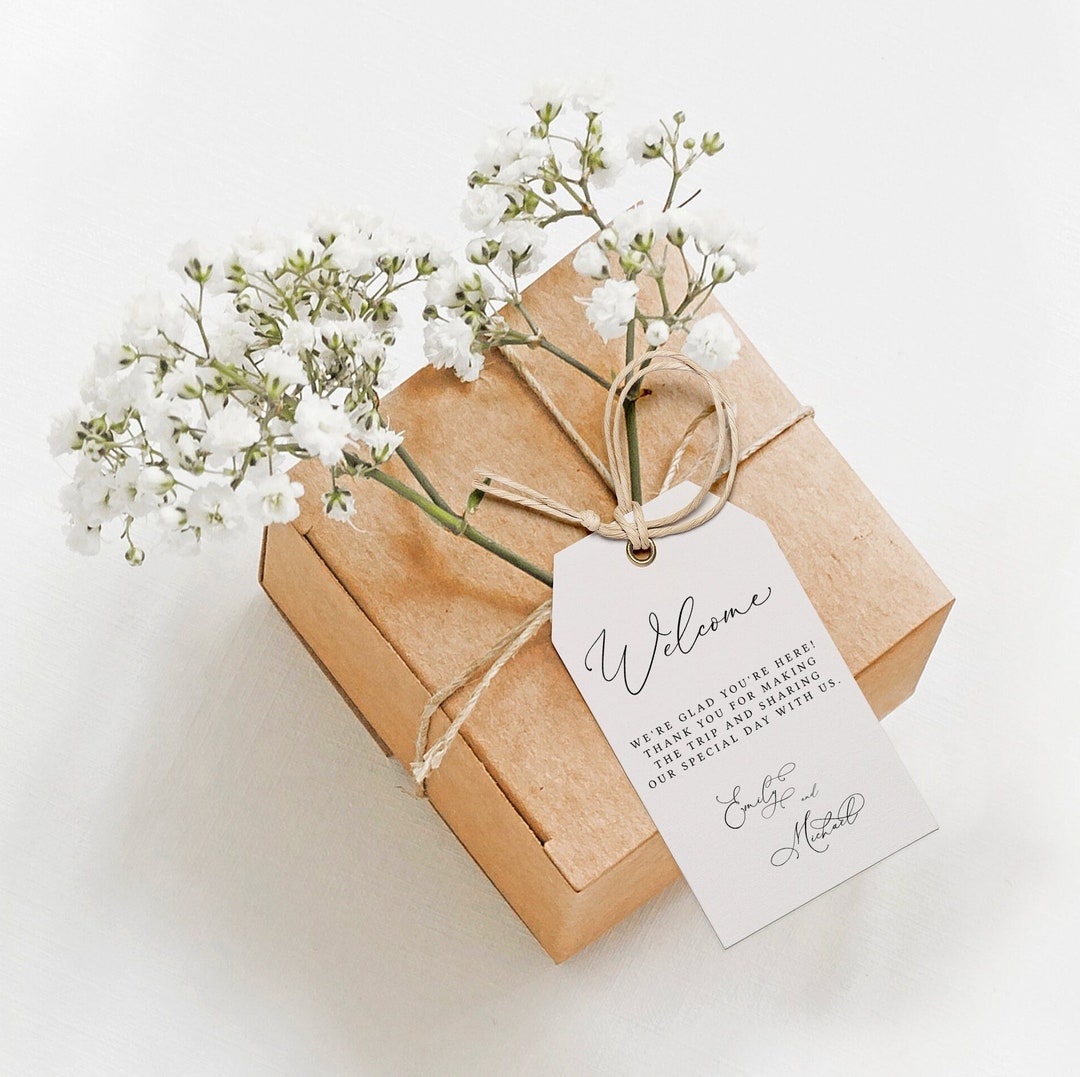Wedding Welcome Tag DIY Welcome Bag Tag Printable Welcome Tag Favor Tag ...