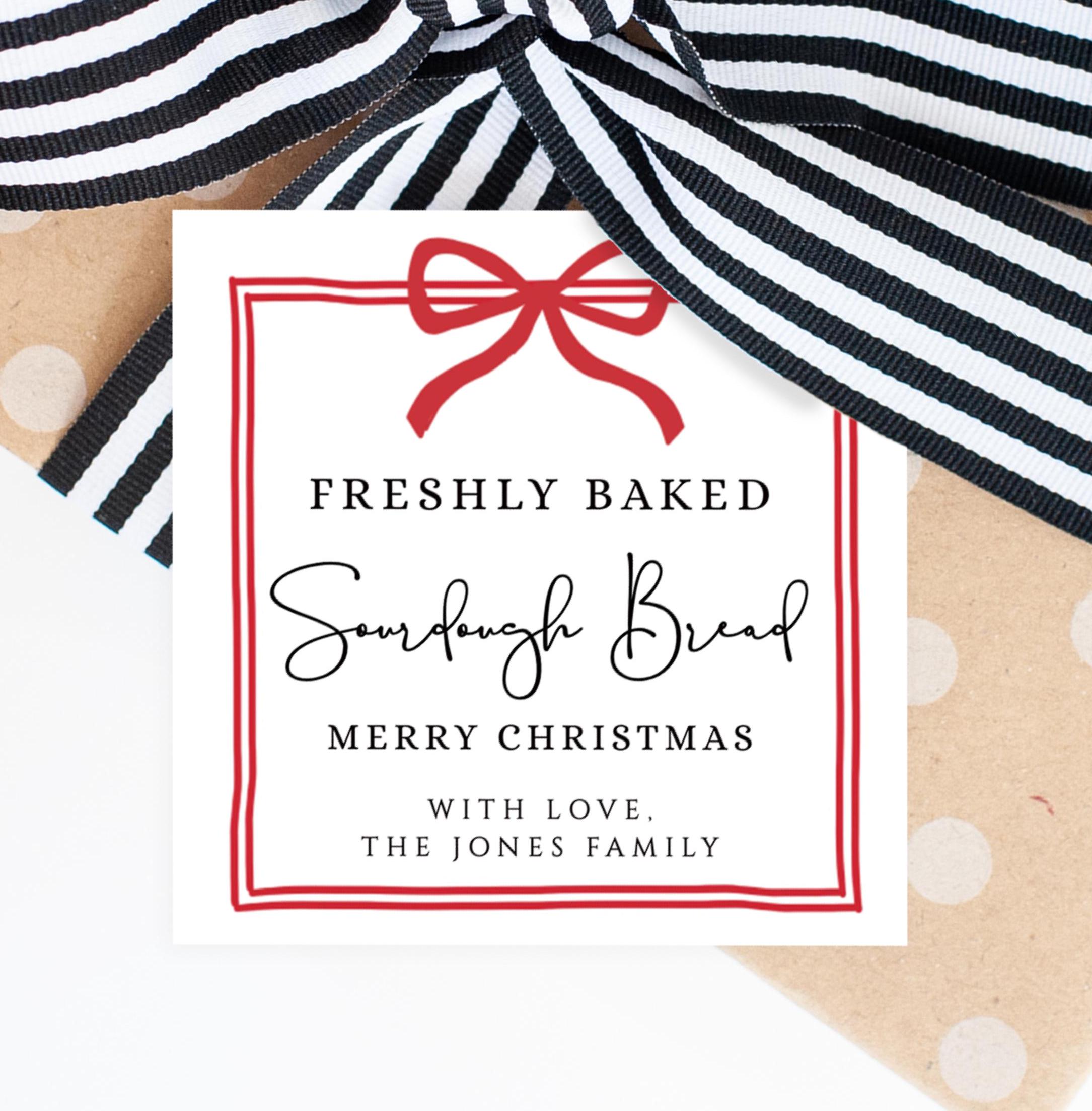 Christmas Homemade Gift Tags DIY Christmas Cookies Tag, Homemade Tag ...