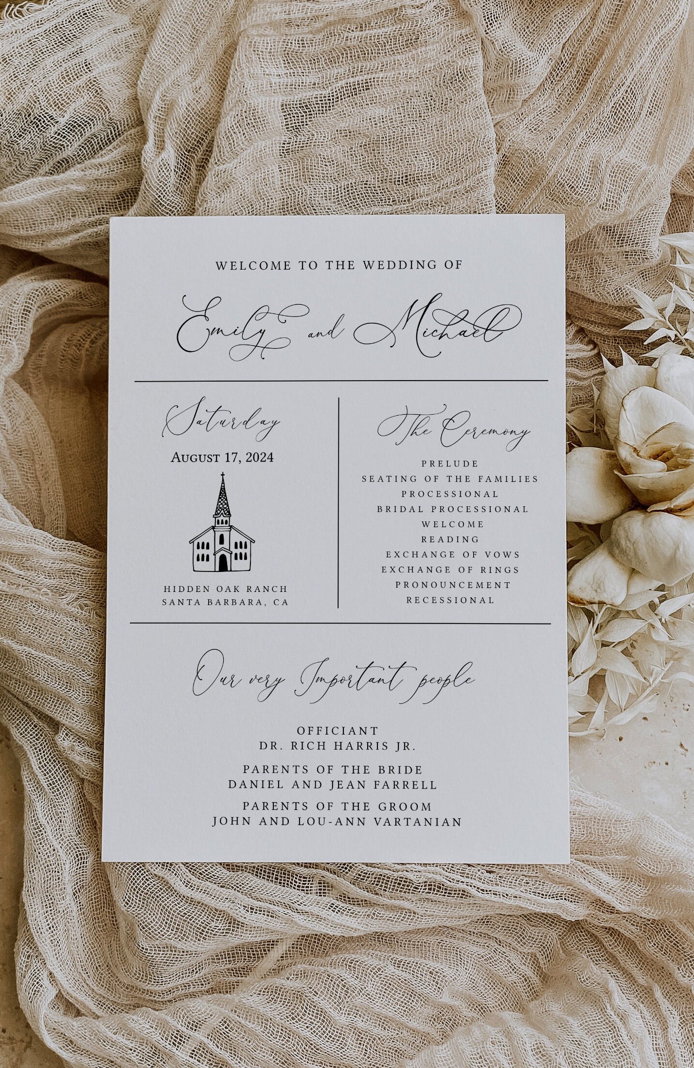 Infographic Wedding Program Template Wedding Program Download Wedding ...