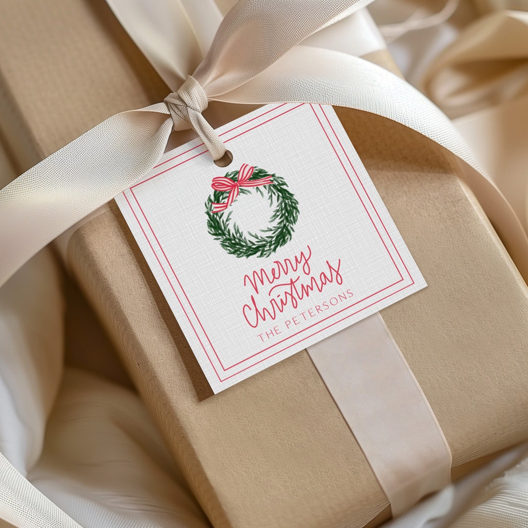 Christmas Gift Tags DIY Holiday Tag Printable Christmas Tag Holiday ...