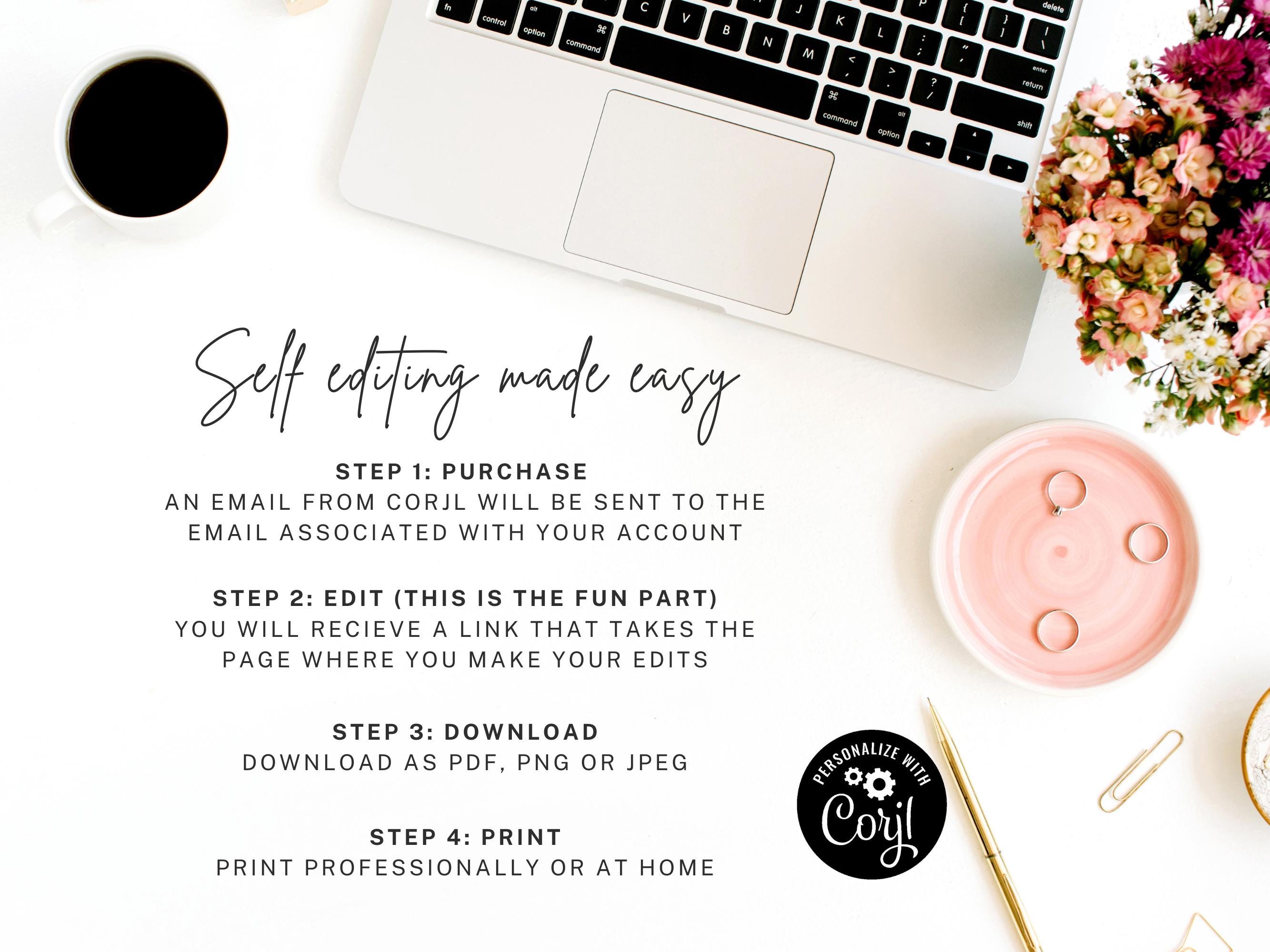 A Little Something Gift Tag Favor Tag Printable Gift Tags Editable ...