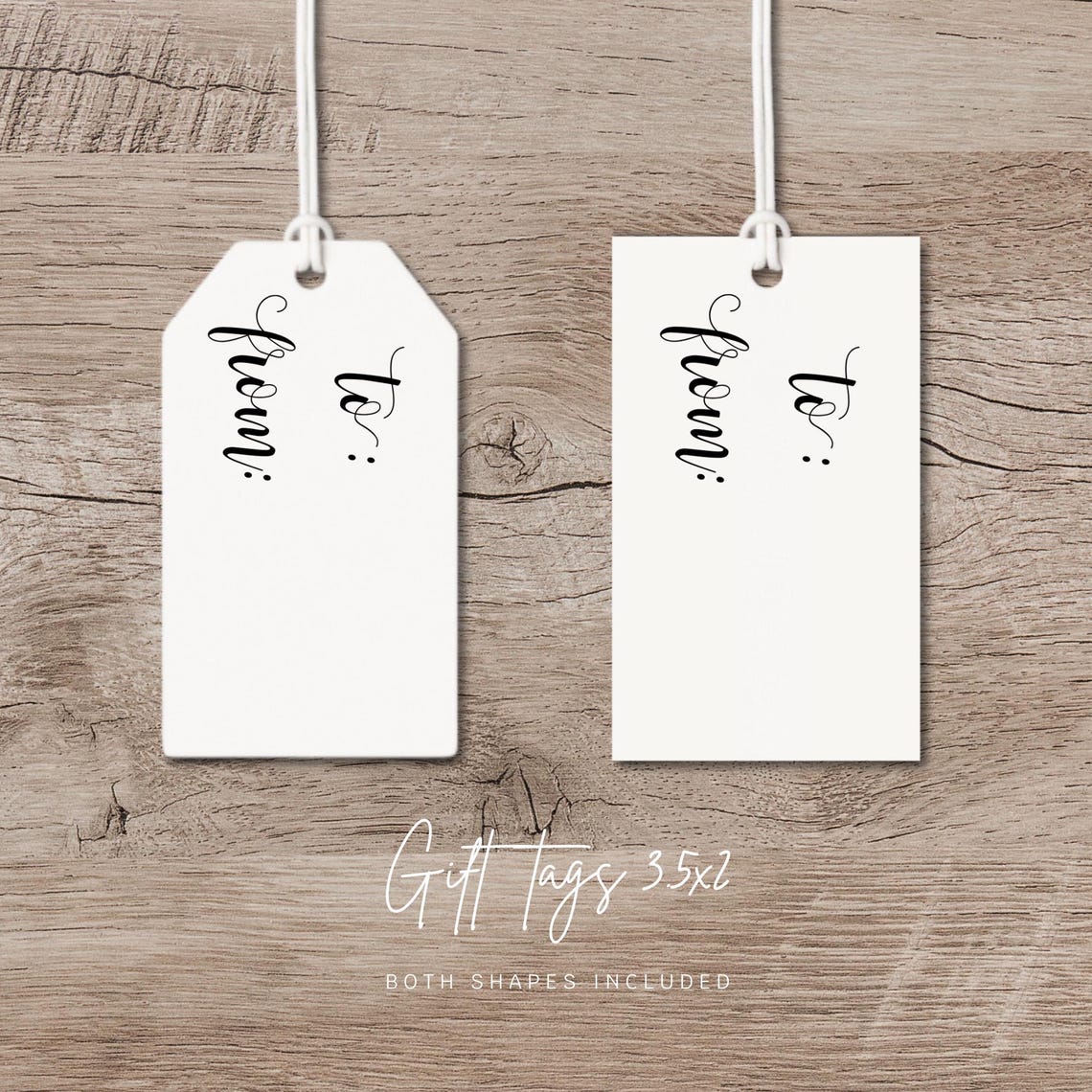 To/from Gift Tags, Personalize Christmas Gift Tags, DIY Holiday Tag ...