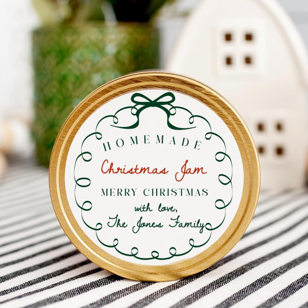 Christmas Homemade Gift Tags DIY Christmas Cookies Tag, Homemade Tag ...