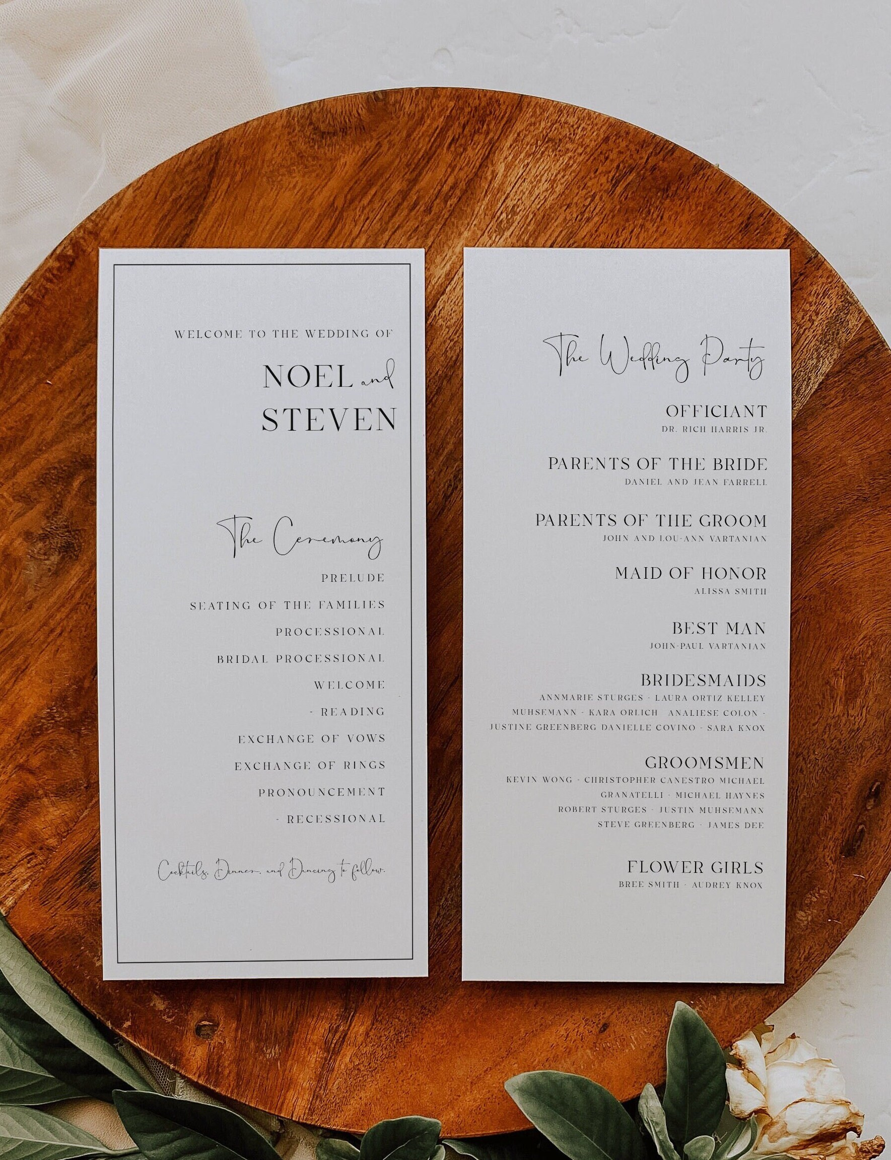 Wedding Program Template Download Wedding Program Printable Wedding ...