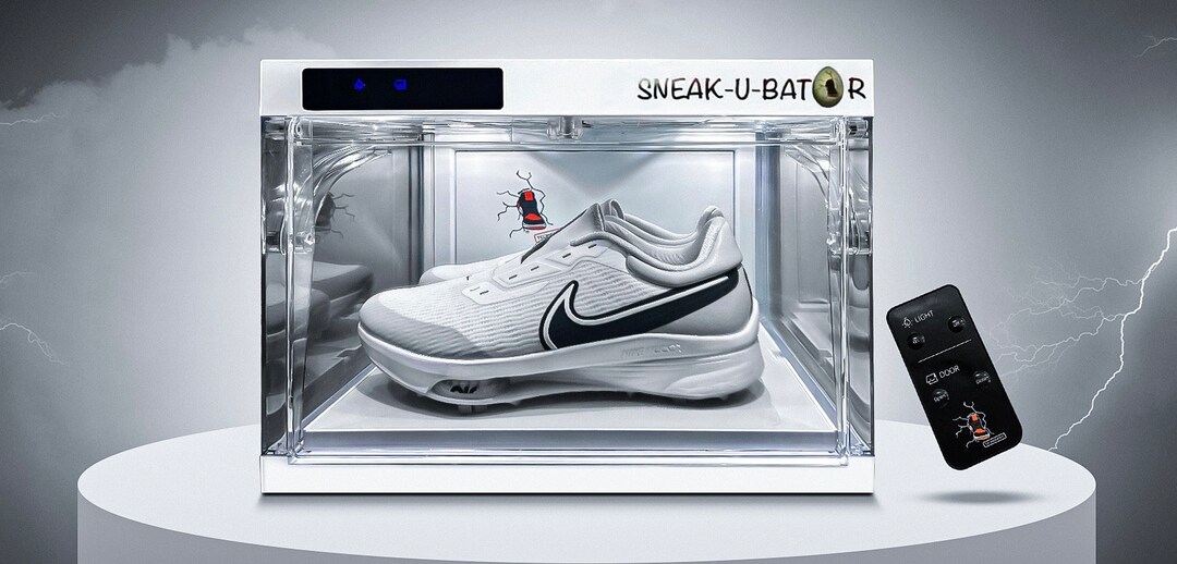 SNEAK-U-BATOR Technology LED Shoe Box With Wireless Remote Shoe ...