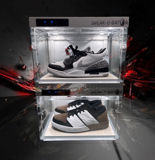 SNEAK-U-BATOR Technology LED Shoe Box With Wireless Remote Shoe ...