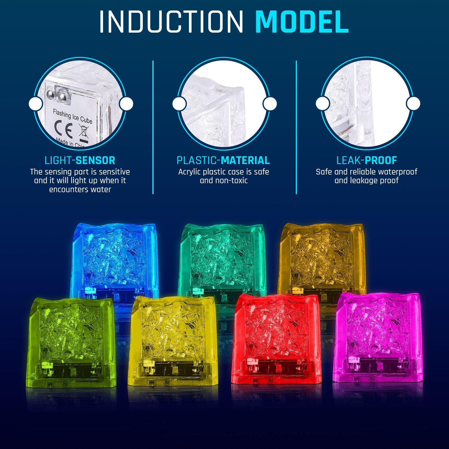 Event Cube LED Light up Ice Cubes - Etsy