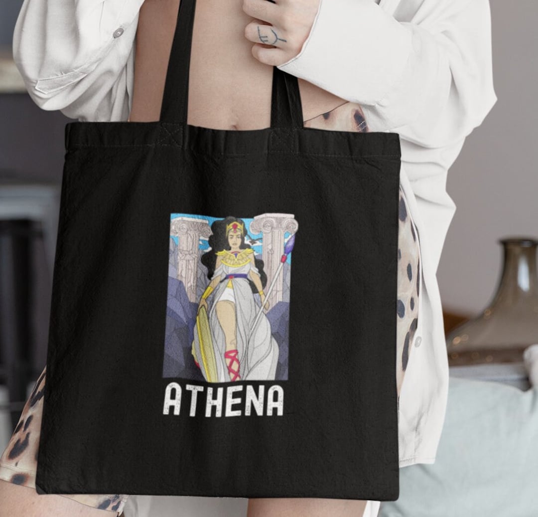 Greek Goddess Tote Bag, Mythology Gods Bag, Athena Tote, Greek Myth ...