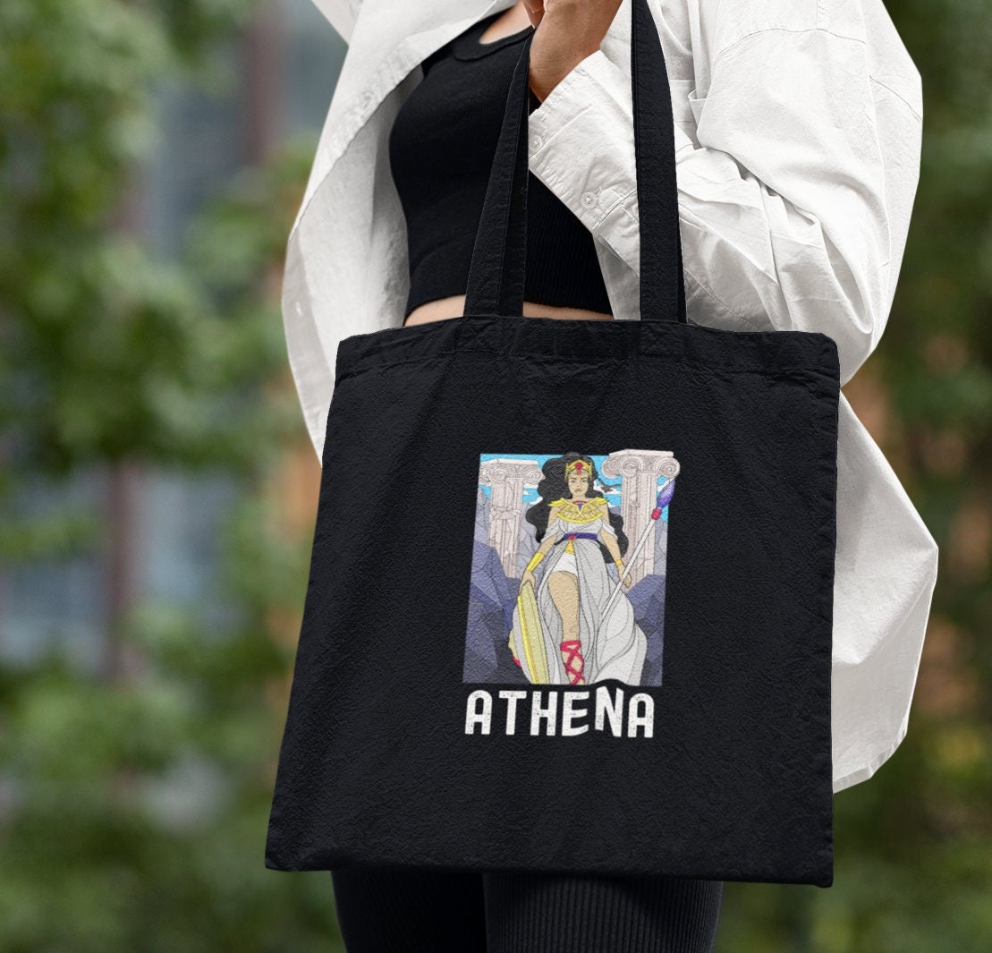 Greek Goddess Tote Bag, Mythology Gods Bag, Athena Tote, Greek Myth ...