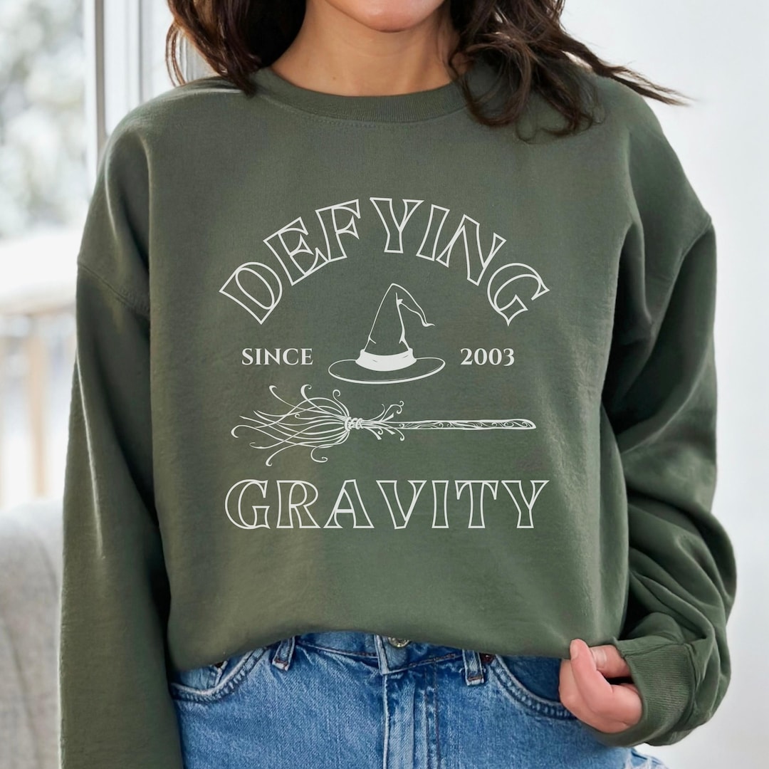 Custom Defying Gravity Witch Sweatshirt, Wicked Sweater, Personalized ...